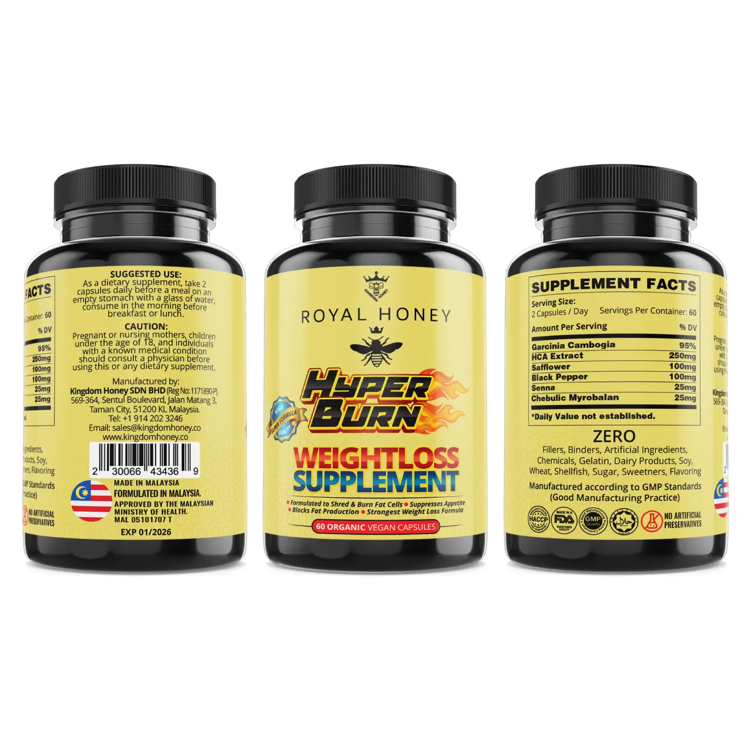 Buy Hyper Burn Weight Loss Supplement Online - Royal Honey Australia