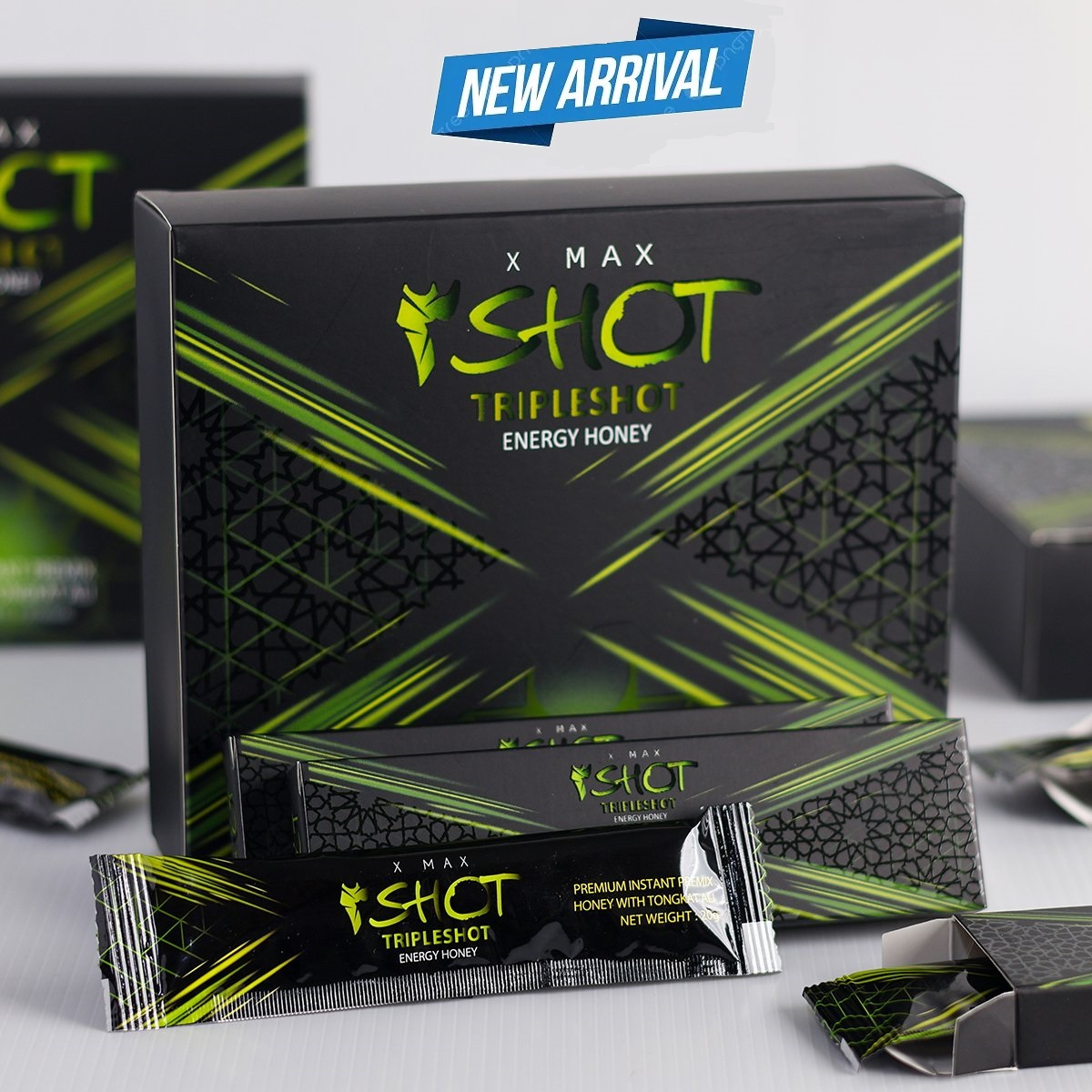 Buy Xmax Triple-Shot Energy Honey for Men Online - Royal Honey Australia