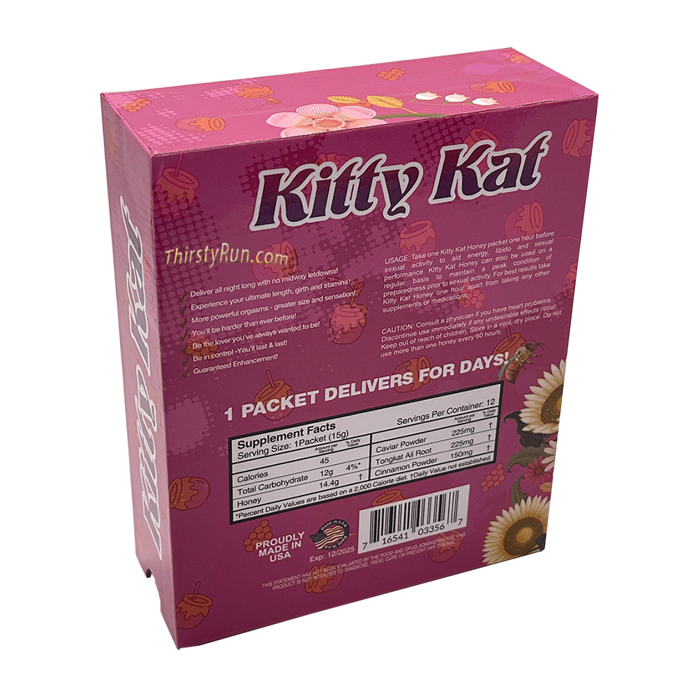 Buy Kitty Kat Honey For Her (12 Sachets - 12G) Online - Royal Honey ...